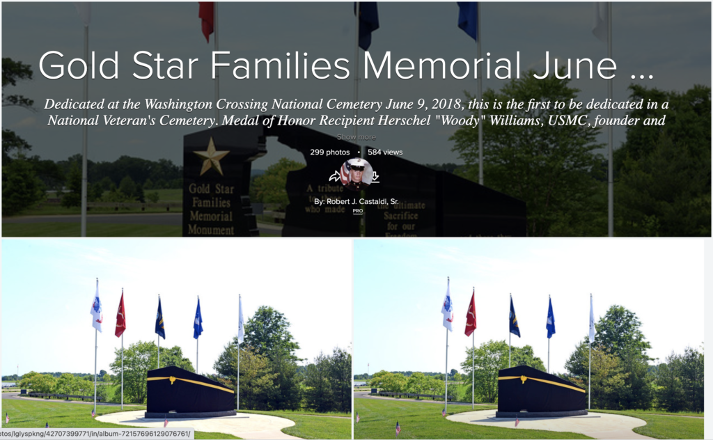 Gold Star Memorial Dedication Gallery by Robert J. Castaldi, Sr ...